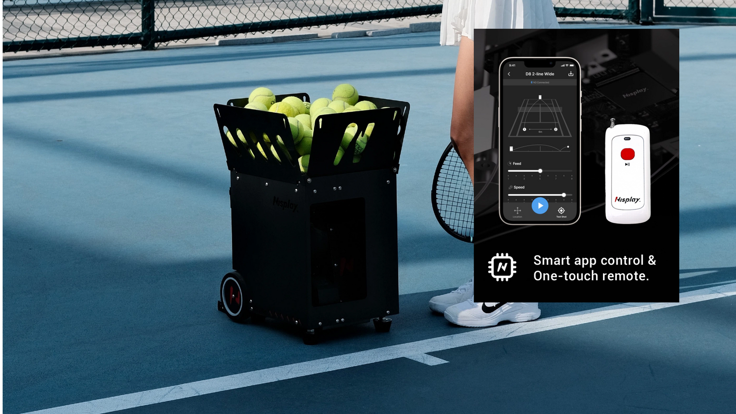 Nisplay Tennis Ball Machine – nisplay